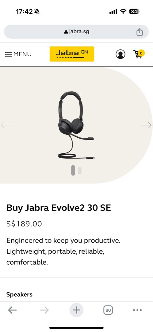 Jabra evolve2 30se usb C, stereo, Audio, Headphones & Headsets on Carousell