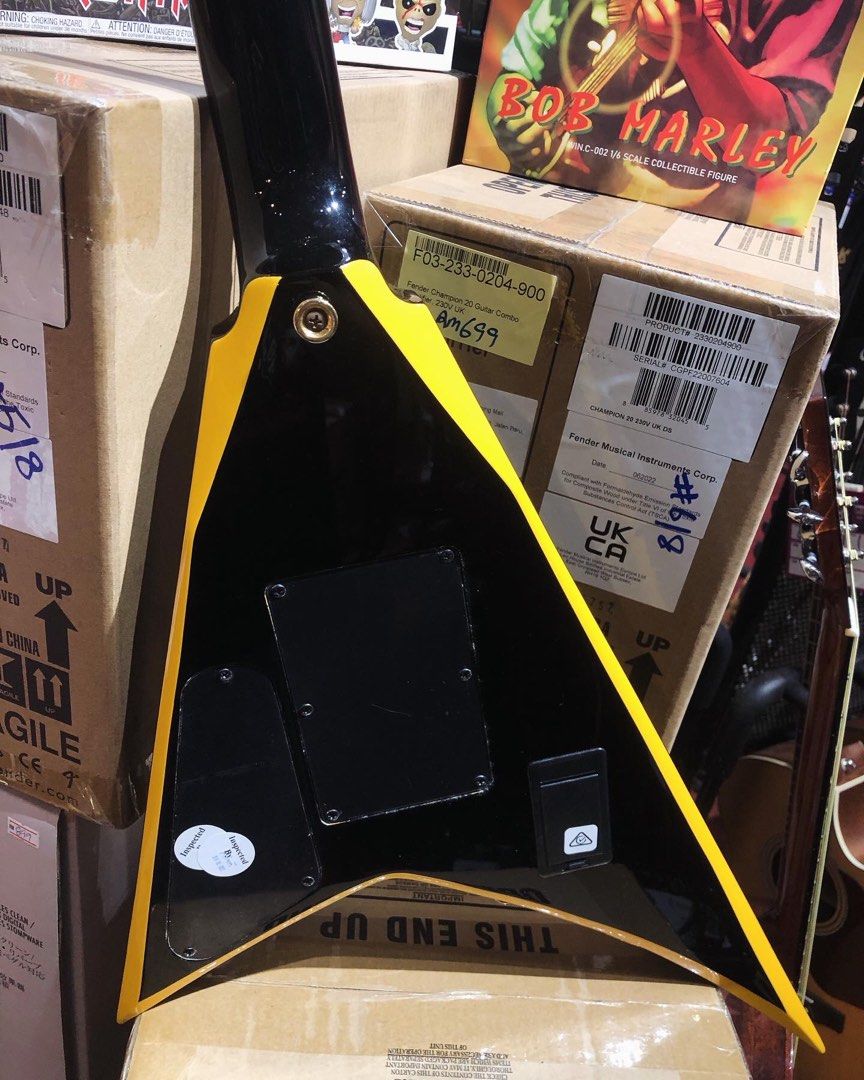 Jackson X Series Rhoads RRX24 Electric Guitar - Black With Neon Yellow ...