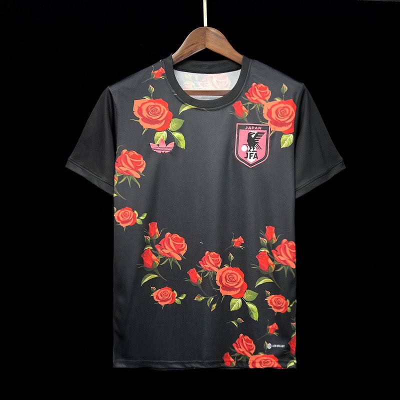 Japan Special Black Roses Jersey Shirt 2024, Sports Equipment, Sports ...
