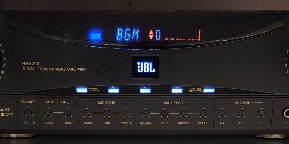 JBL Karaoke Amplifier RMA 220, Audio, Soundbars, Speakers & Amplifiers ...