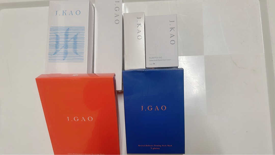 J.GAO/J.KAO 海洋修護身體拋光機能乳 身體乳 眼霜 凍膜 面膜 頸膜 植萃精質賦活精萃, 香水、美妝、保養, 臉部彩妝、保養與清潔, 護膚、清潔產品在旋轉拍賣