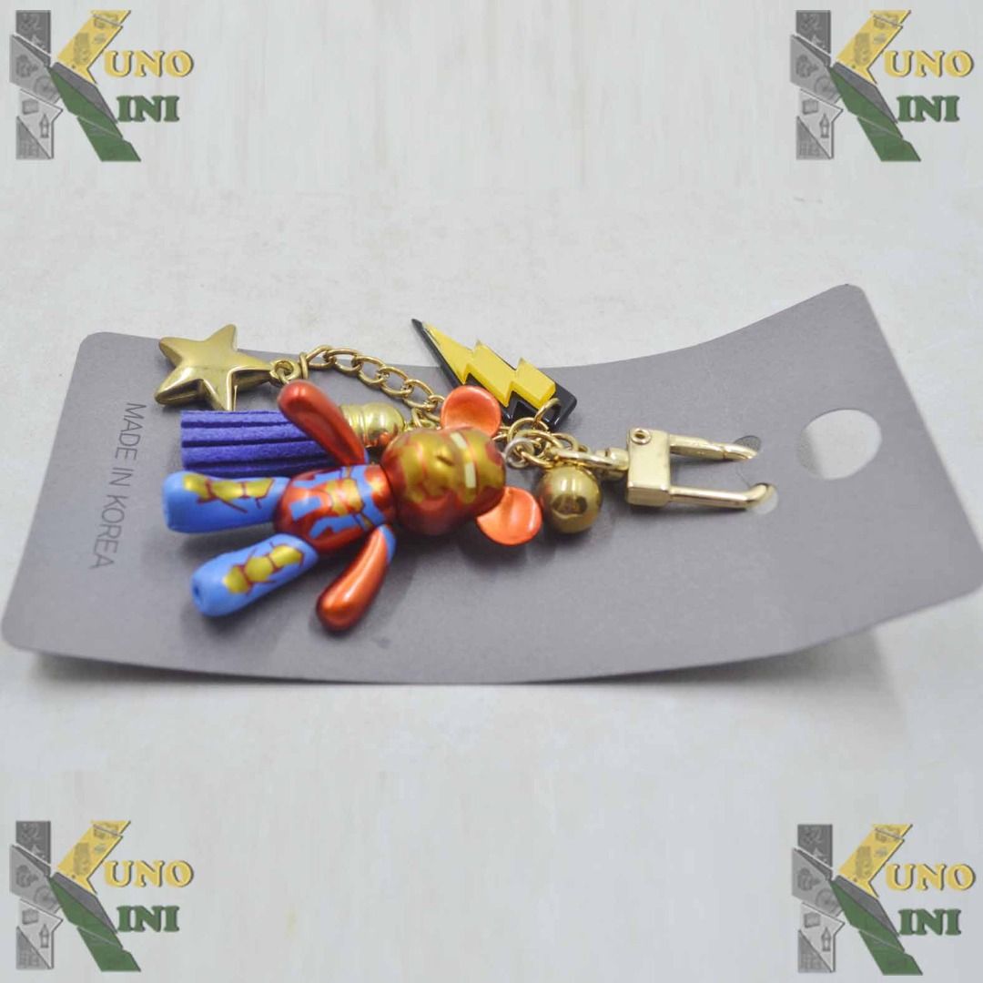 KOREA POPOBE IRON MAN KEYCHAIN, Made in Korea (New), Antik, Pajangan di ...