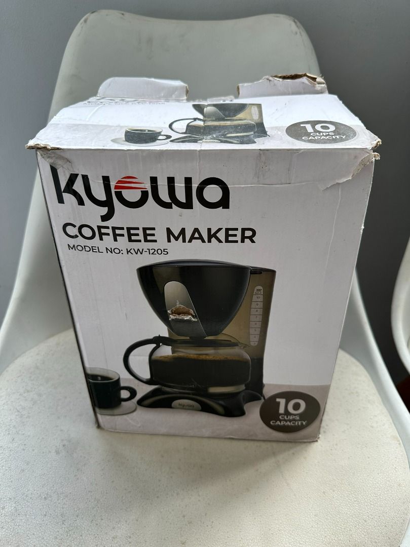 KYOWA Coffee Maker 1.2 Liters KW-1205 Drip Coffee Machine USED, TV ...