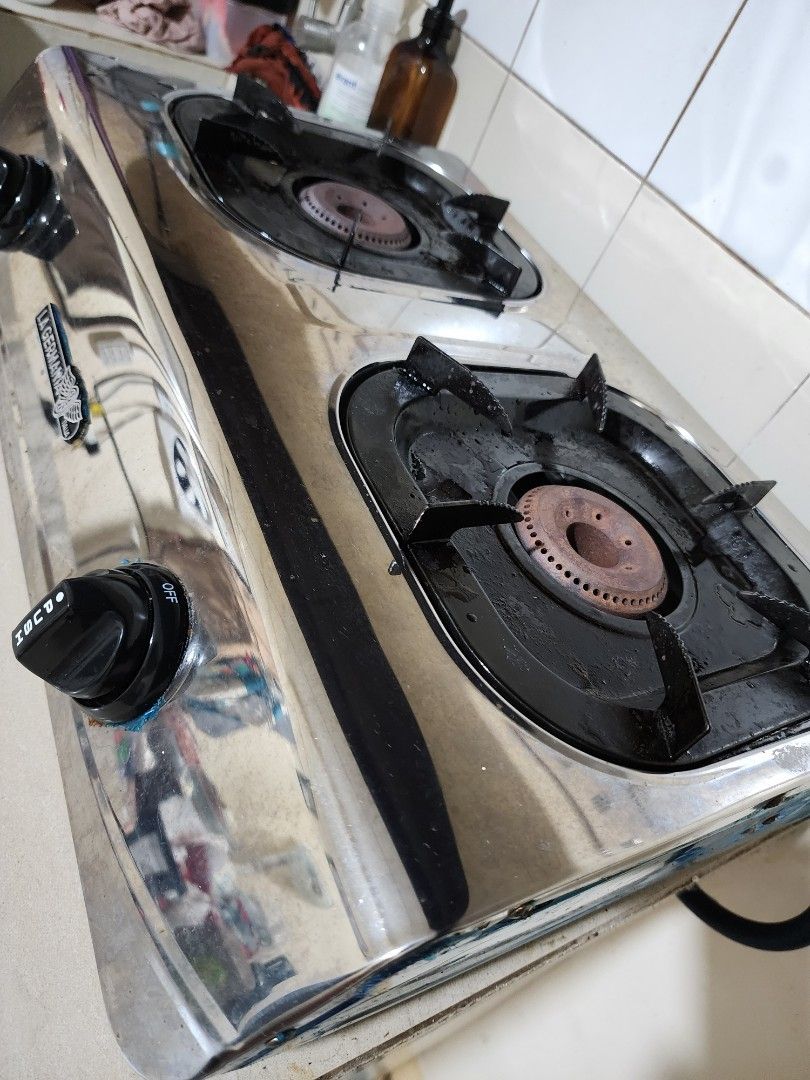 La Germania 2 Burner Gas Stove, TV & Home Appliances, Kitchen ...