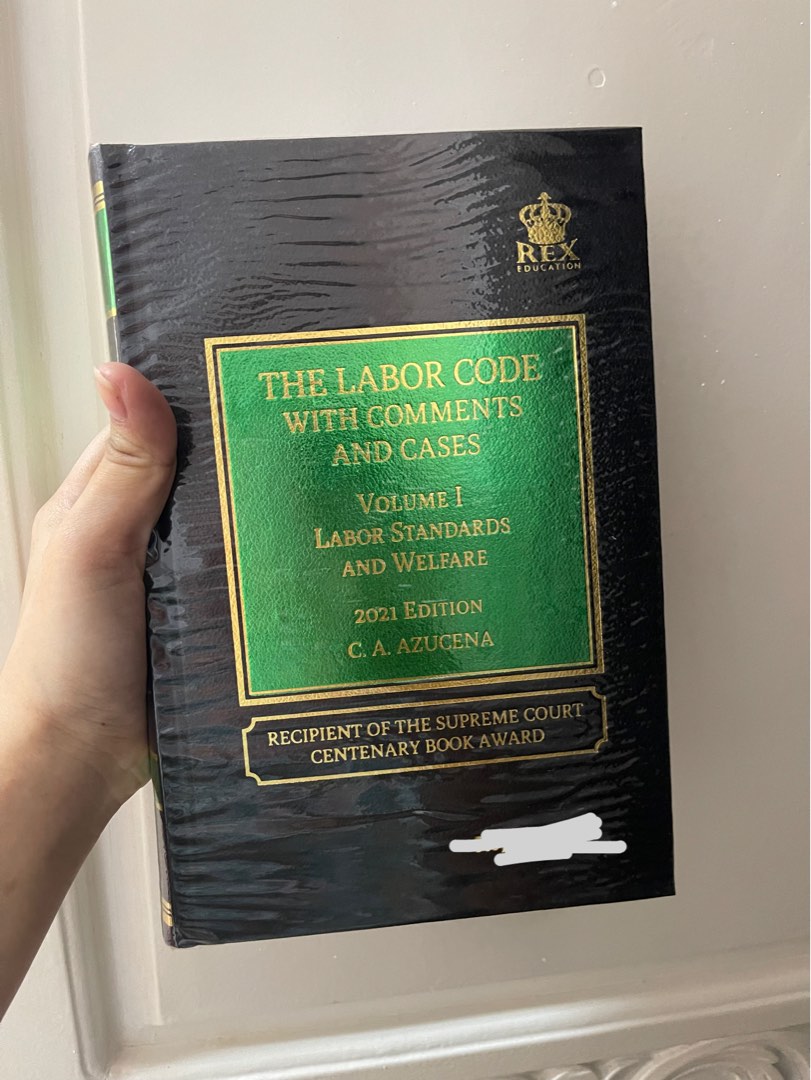 Labor Code(Azucena)vol 1 2021, Hobbies & Toys, Books & Magazines ...