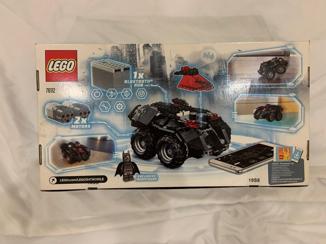 LEGO 76112 DC Super Heroes Batman App Controlled Batmobile, Hobbies ...