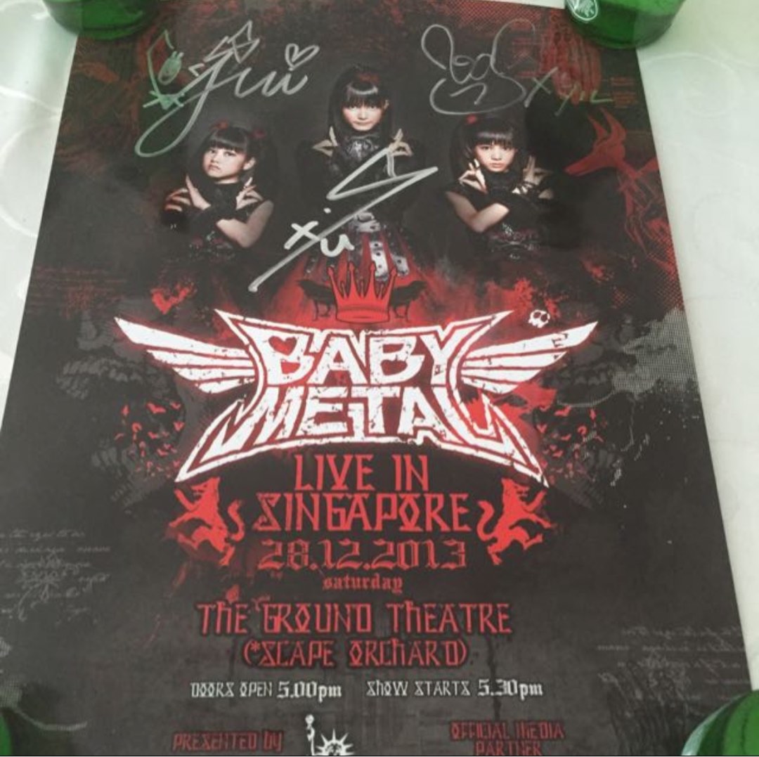 WTB/LF: (For Personal Collection) Official BABYMETAL Live in Singapore ...