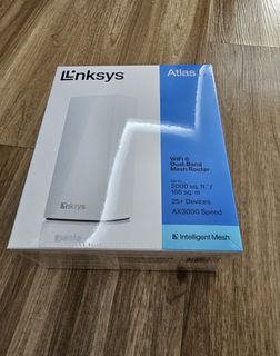 Linksys Atlas 6, WiFi 6 Dual-Band Mesh Router AX3000 Brand new and ...
