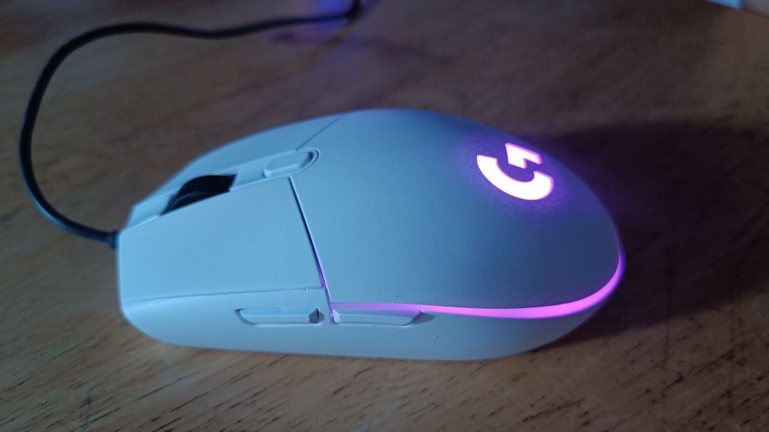 Logitech G102 Light Sync White Gaming Mouse, Computers & Tech, Parts ...