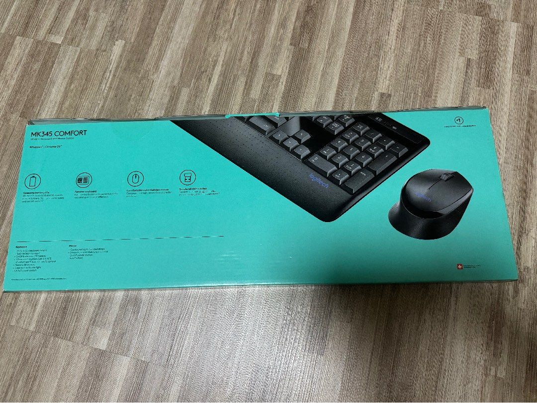 Logitech Wireless Keyboard And Mouse Computers And Tech Parts And Accessories Computer Keyboard On