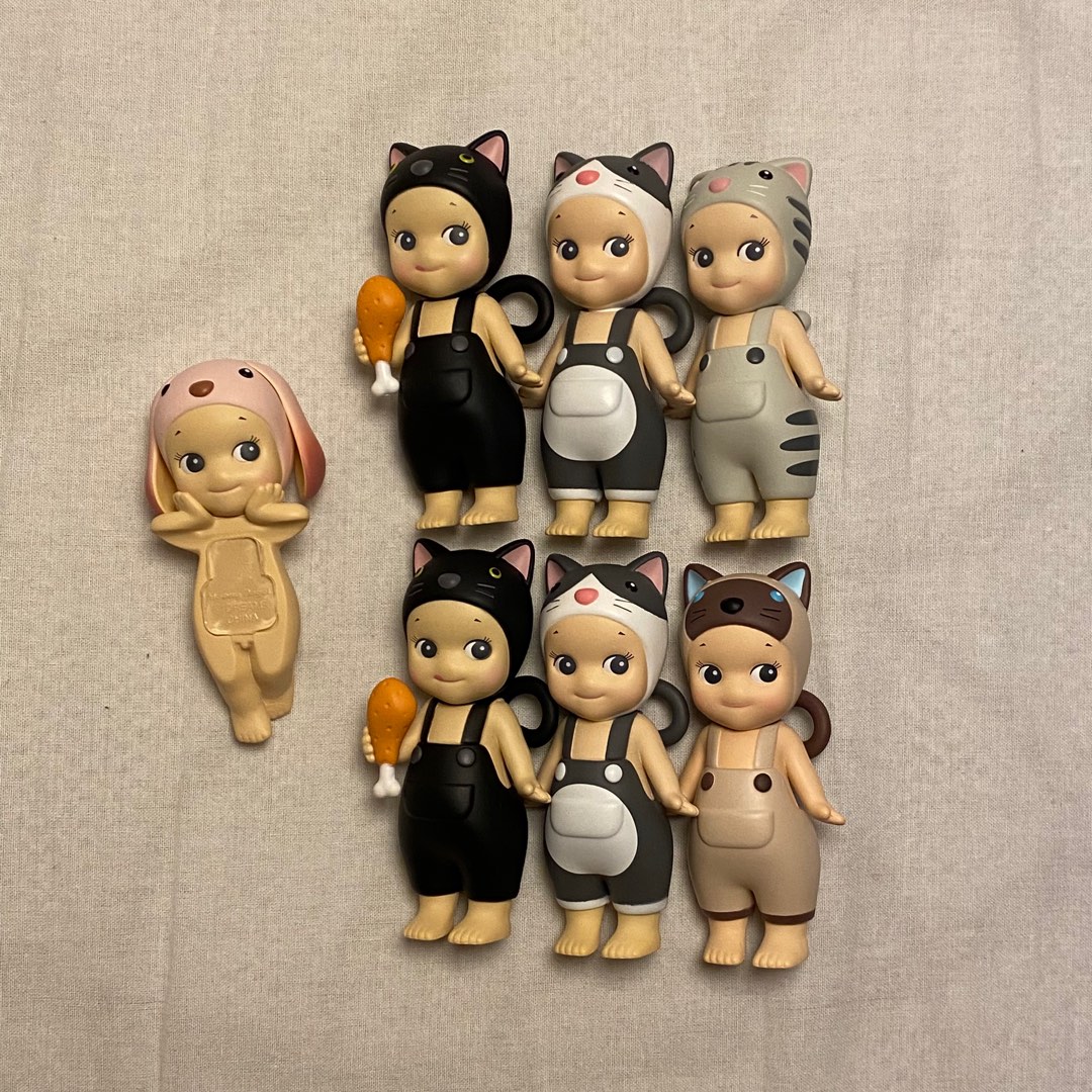 lop ear hipper, black cat sonny angel set, Hobbies & Toys, Toys & Games ...