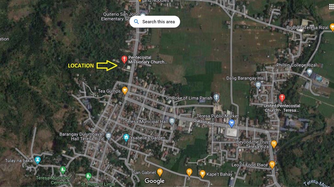 LOT ALONG NATIONAL ROAD E. RODRIGUEZ AVE. BRGY MAY IBA TERESA RIZAL ...