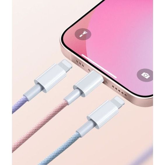 MA-C94A Type C to IOS Fast Charging Braided Wire Cable PD Charge ...