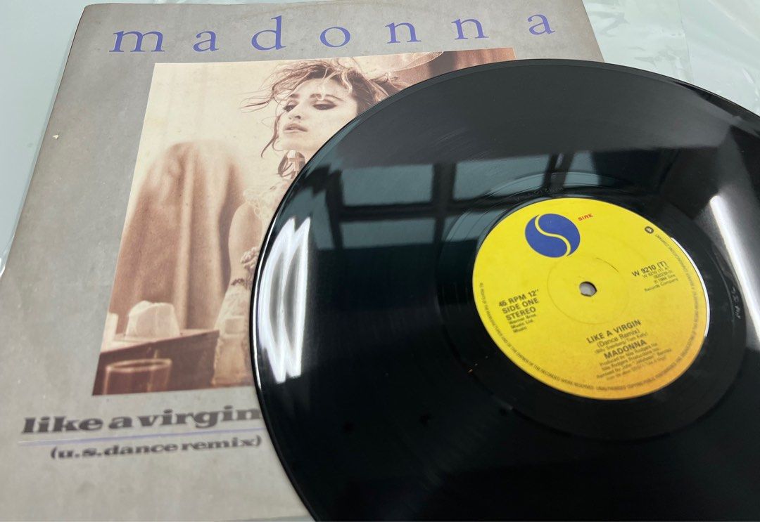 Madonna - like a virgin (u.s. dance remix), Hobbies & Toys, Music ...