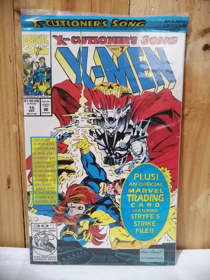Marvel Comics X-Cutioner's Song X-Men Part 7 Single Issue #15 Plus an ...