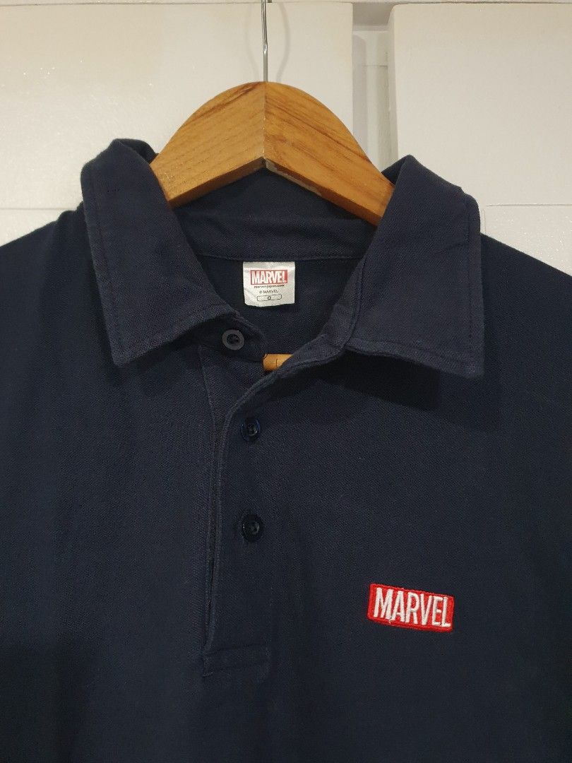 Marvel Polo shirt, Men's Fashion, Tops & Sets, Tshirts & Polo Shirts on ...