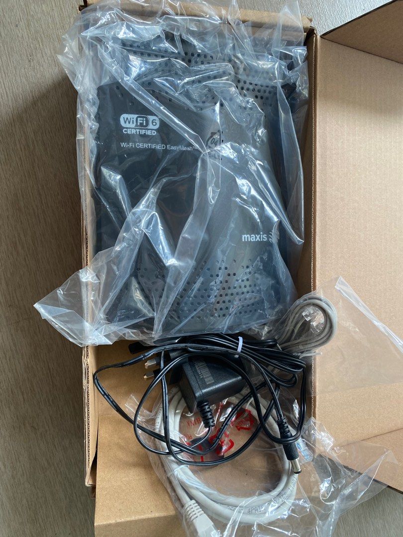 Maxis Fiber Wifi 6 Router, Computers & Tech, Parts & Accessories ...