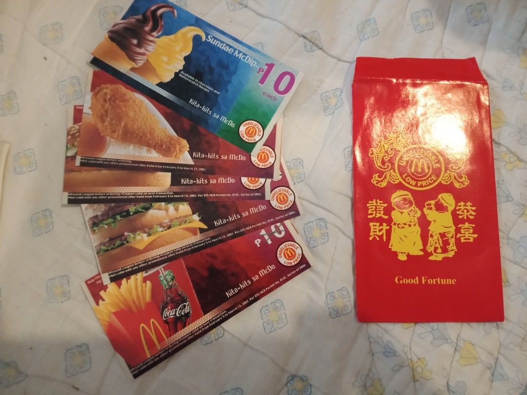 Mc Donald's 2002 Meal stub, Hobbies & Toys, Memorabilia & Collectibles ...