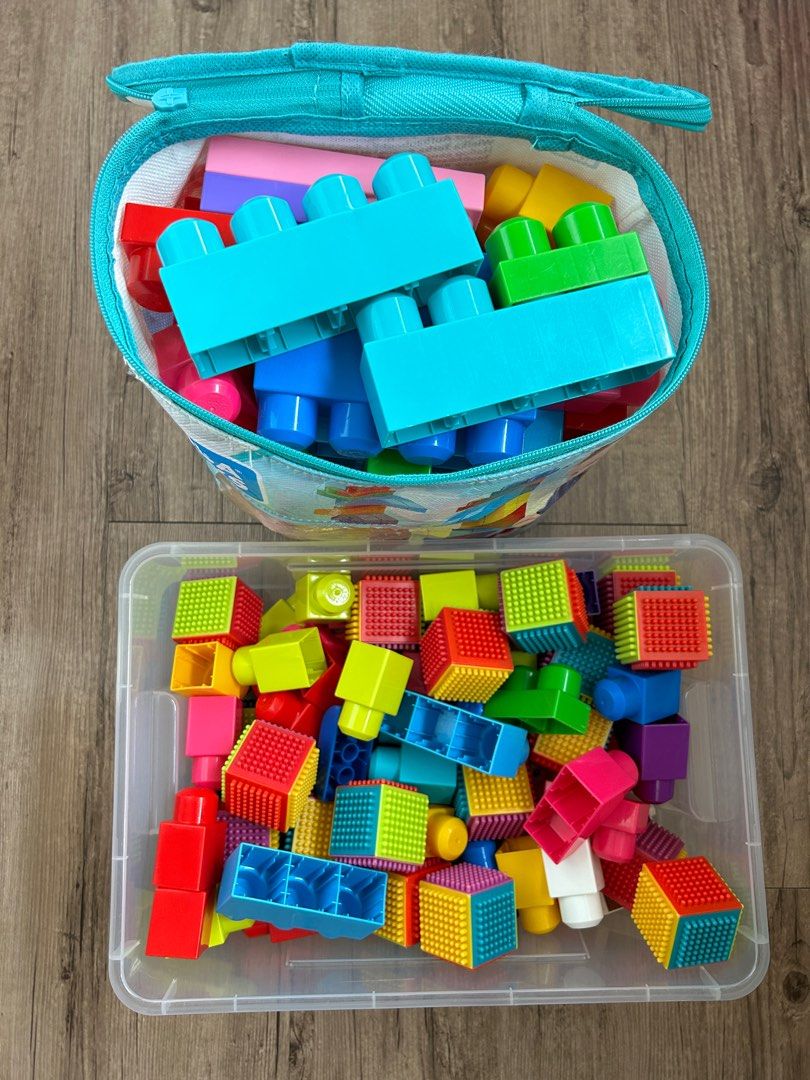 Megabloks and sticky bricks, Babies & Kids, Infant Playtime on Carousell
