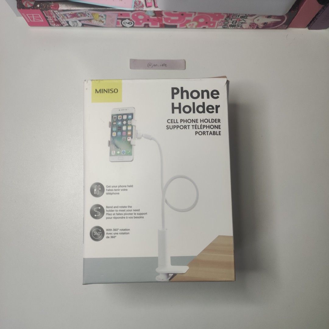 miniso white phone holder, Mobile Phones & Gadgets, Mobile & Gadget ...