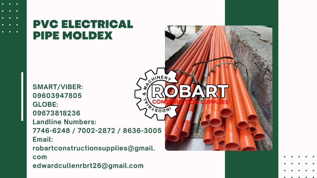 MOLDEX MOLDCON PVC PIPE, Commercial & Industrial, Construction ...