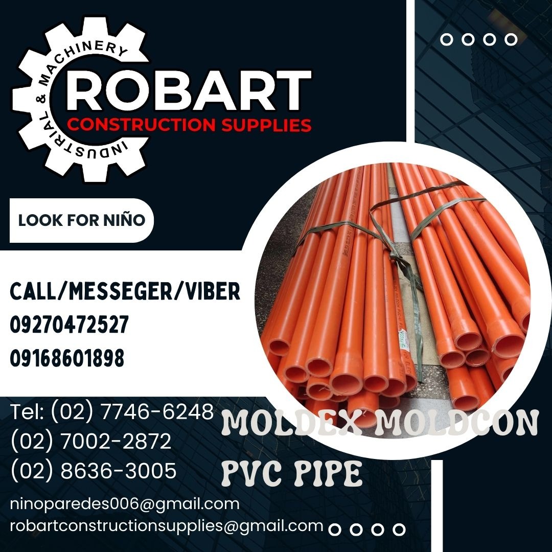 MOLDEX MOLDCON PVC PIPE, Commercial & Industrial, Construction Tools ...