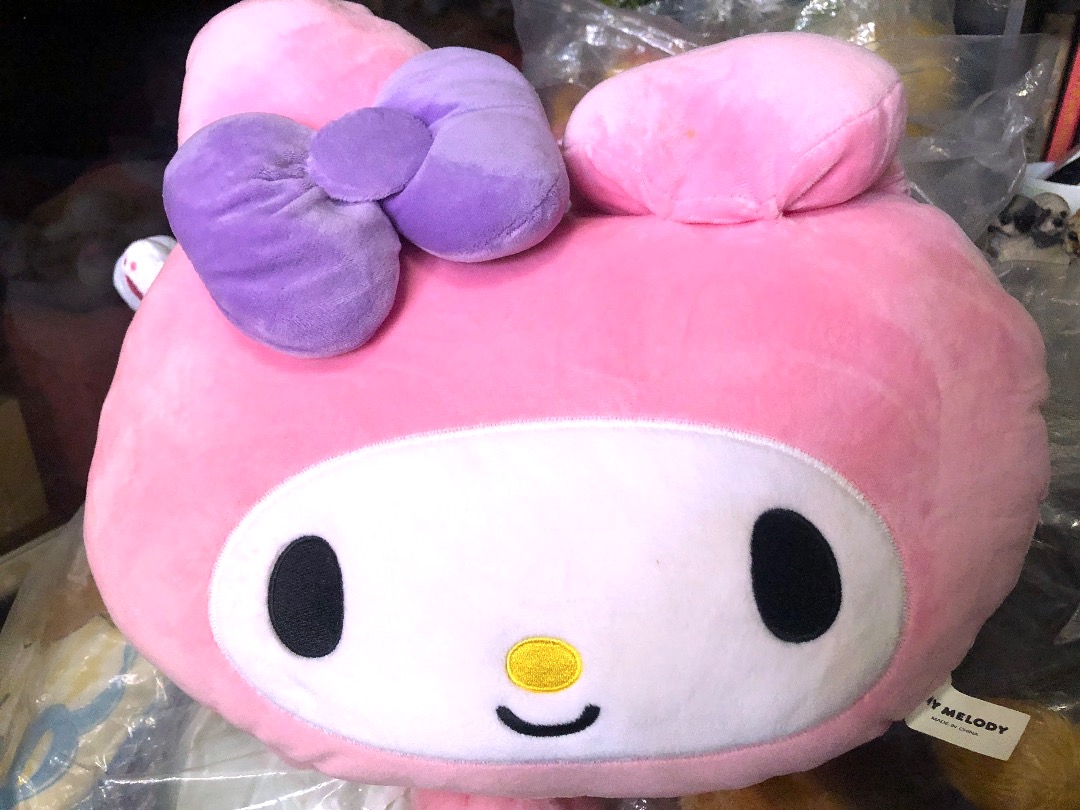 My Melody Head Pillow, Hobbies & Toys, Toys & Games on Carousell
