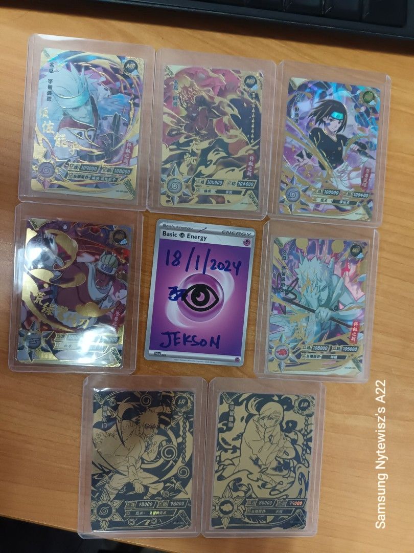 NARUTO CARD & SLAB, Hobbies & Toys, Collectibles & Memorabilia, Stamps ...