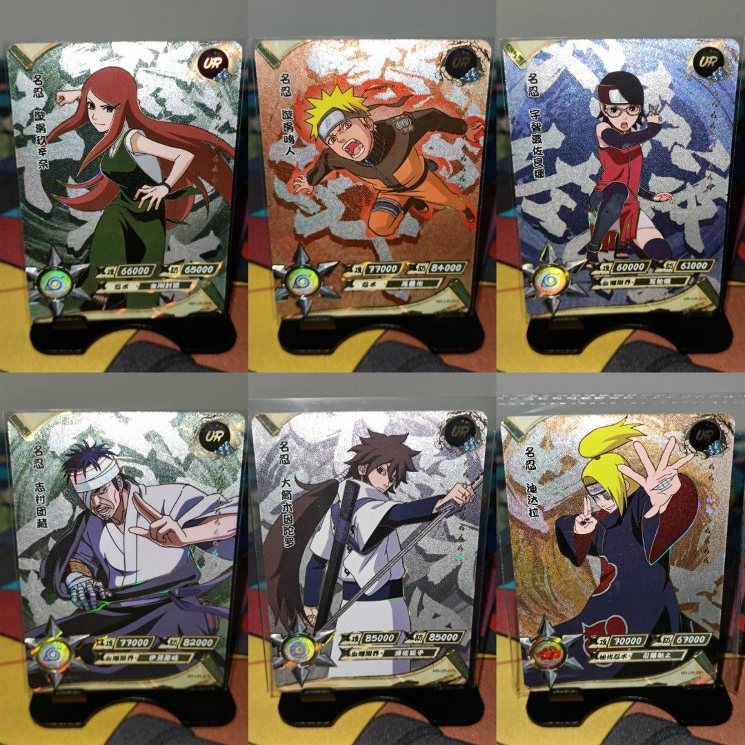 Naruto Cards $2 Lot, Hobbies & Toys, Books & Magazines, Comics & Manga ...
