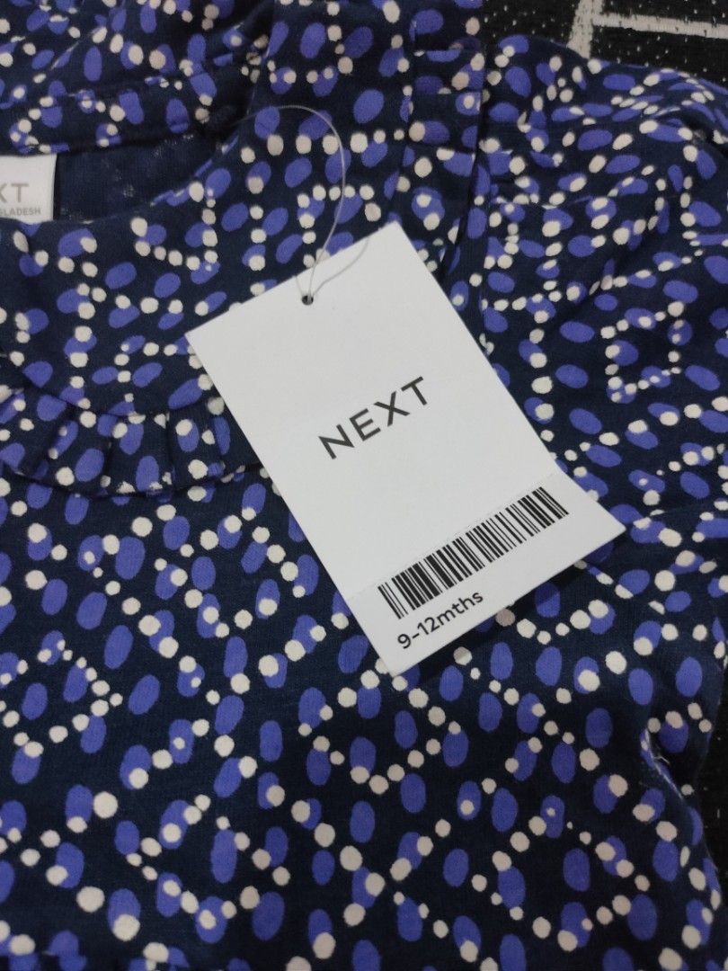 NEXT 9-12m Blue Dress, Babies & Kids, Babies & Kids Fashion on Carousell
