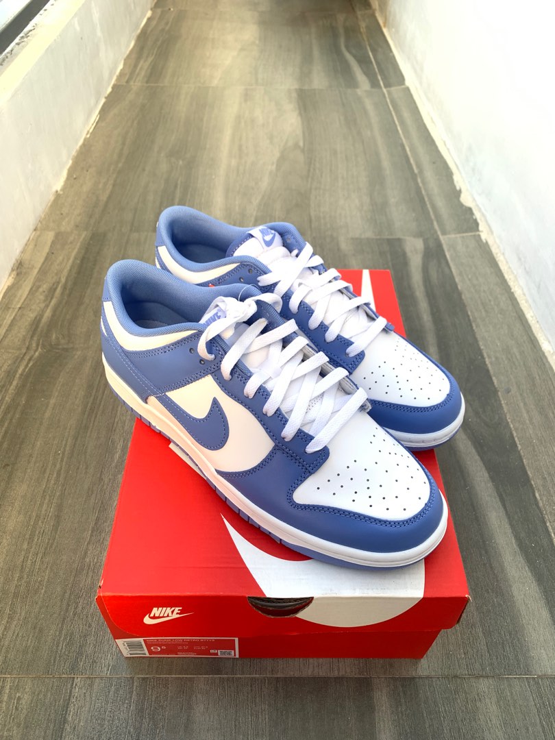 Nike Dunk Low Polar Blue, Men's Fashion, Footwear, Sneakers on Carousell
