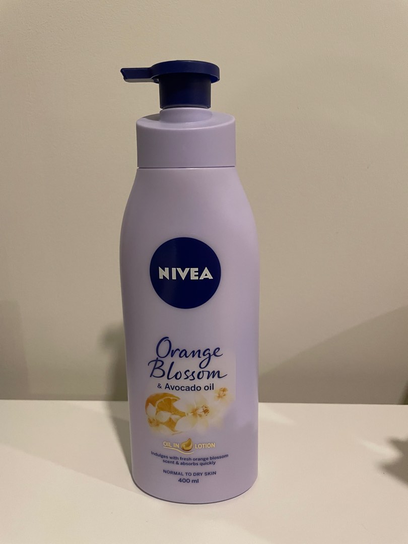 Nivea Orange Blossom & Avocado Oil 400ml Body Oil Lotion, Beauty ...