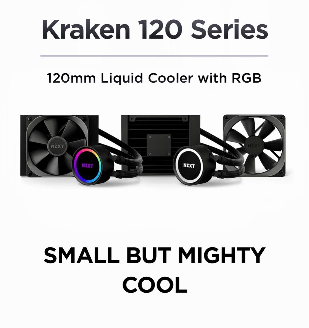 Nzxt kraken aio cou cooler/ cpu cooler/ aio cooler/ water cooler/ nzxt ...