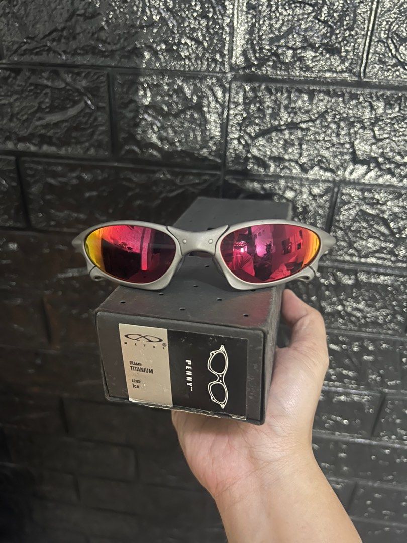 Oakley Penny Xmetal ruby iridium lens, Men's Fashion, Watches ...