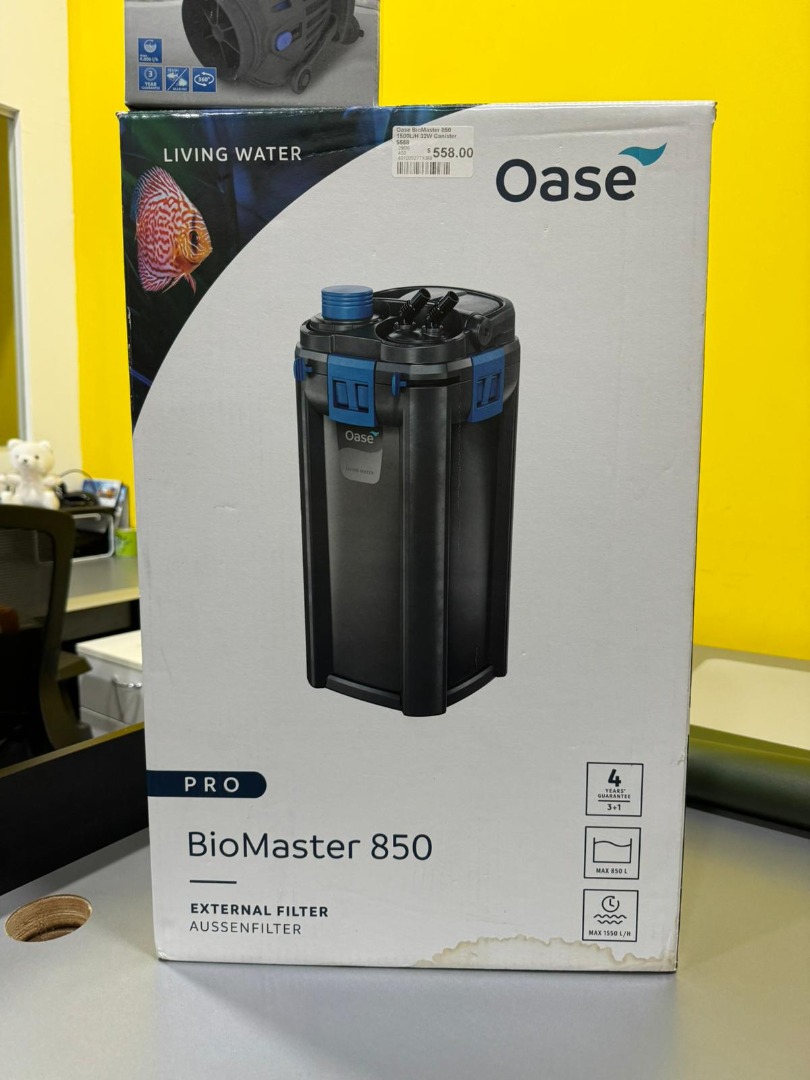 OASE BioMaster 850 Canister External Filter, Pet Supplies, Homes ...