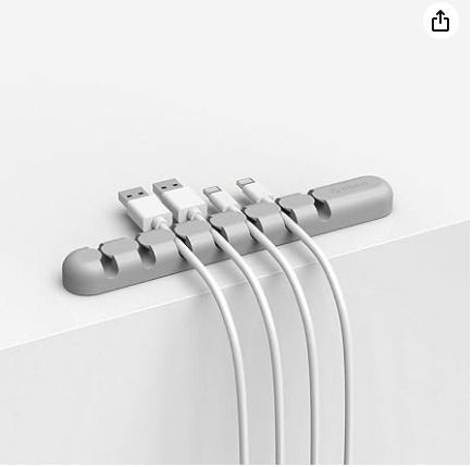 ORICO 7 Channel Desk Cable Clips Cable Management Cord Organizer Wire ...