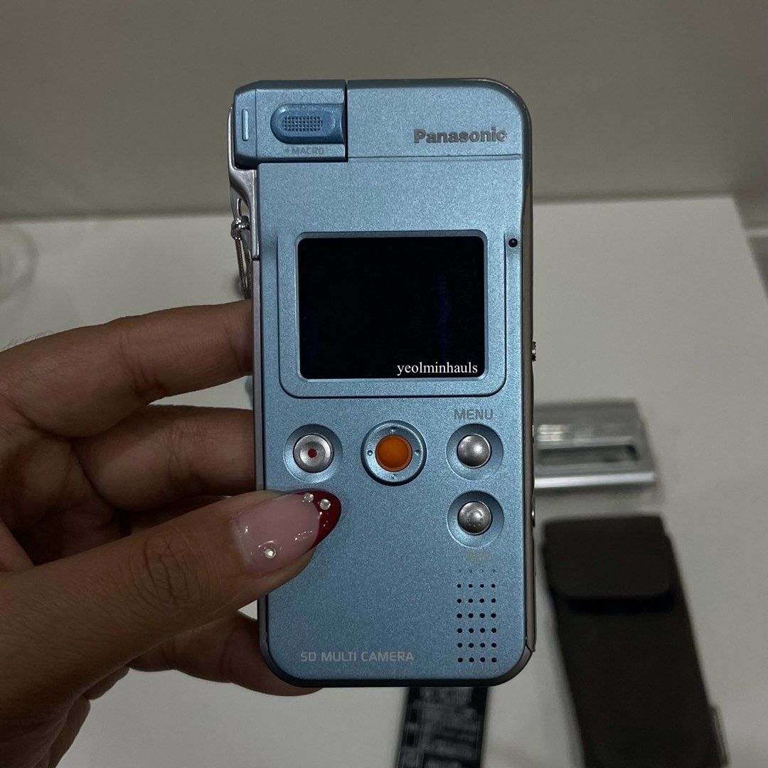 panasonic d-snap sv-as10 (blue), Photography, Cameras on Carousell