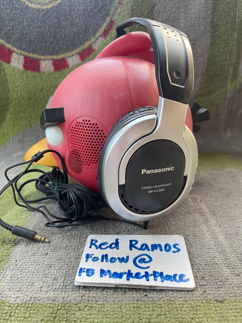 Panasonic stereo headphones big Good workinh condition, Audio ...