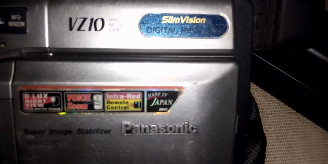 Panasonic vz 10 VHS camera recorder, Photography, Video Cameras on ...