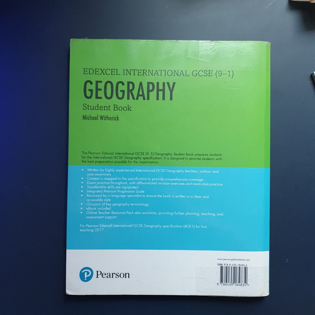 Pearson Edexcel International GCSE (9-1) Geography Student Book ...