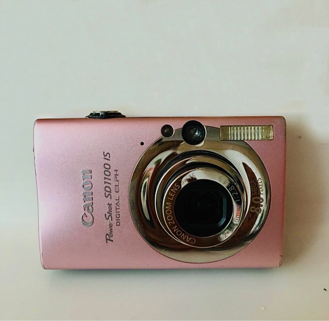 Pink Canon Powershot SD1100 Digicam, Photography, Cameras on Carousell