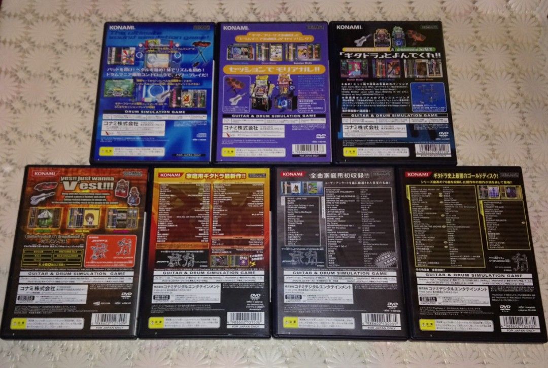 Playstation PS2 Drummania / Guitarfreaks 4th Mix & Drummania 3rd Mix ...