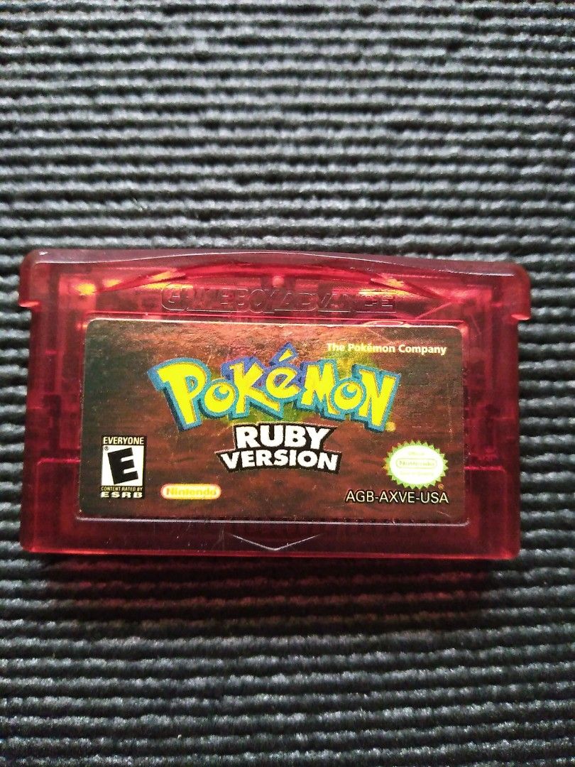Pokemon Ruby Version GBA Games, Video Gaming, Video Games, Nintendo on ...