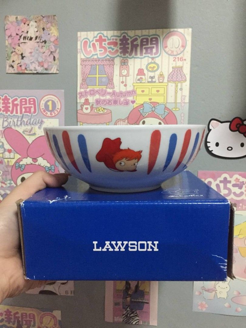 Studio Ghibli Ponyo Ramen Bowl 2008 Collectible, Furniture & Home ...