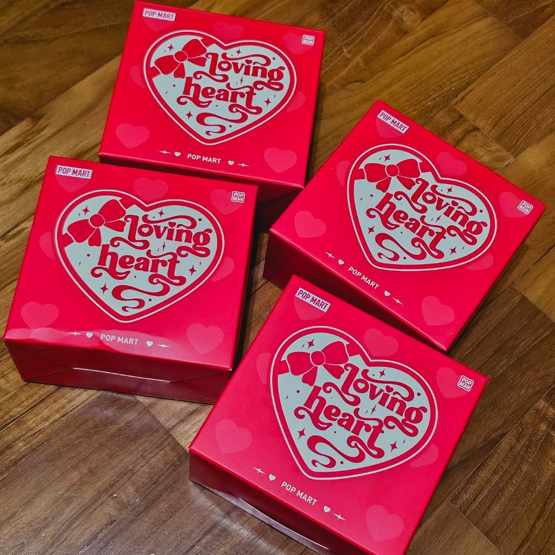 POP BEAN Loving Heart Clear Box (Click for more), Furniture & Home ...