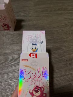 Popmart Disney 100th anniversary bell - Minnie & red panda, Hobbies ...