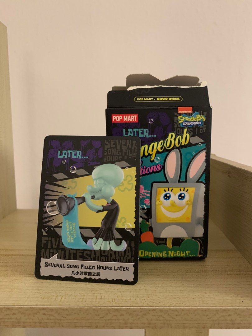 Popmart SpongeBob Squidward, Hobbies & Toys, Toys & Games on Carousell