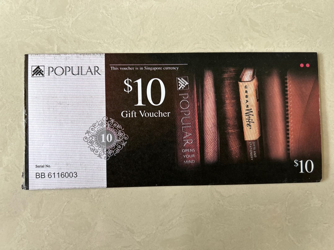 Popular book store voucher, Tickets & Vouchers, Vouchers on Carousell