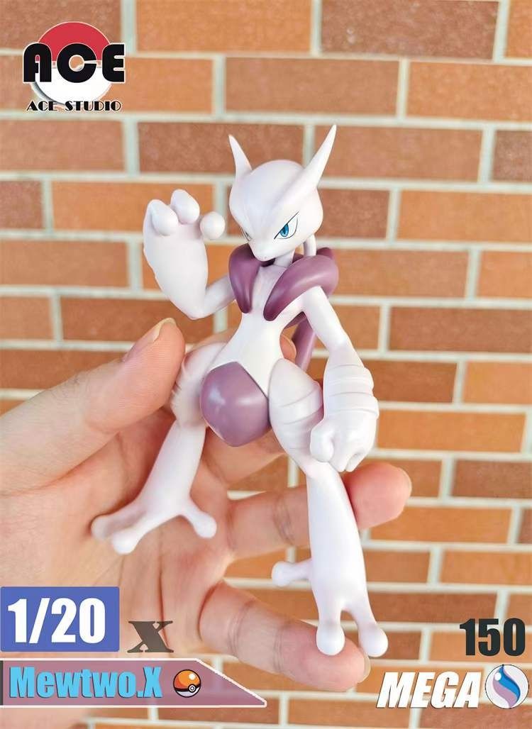 【PRE-ORDER】Ace Studio - Pokemon - Mega Mewtwo X & Mega Mewtwo Y Resin ...