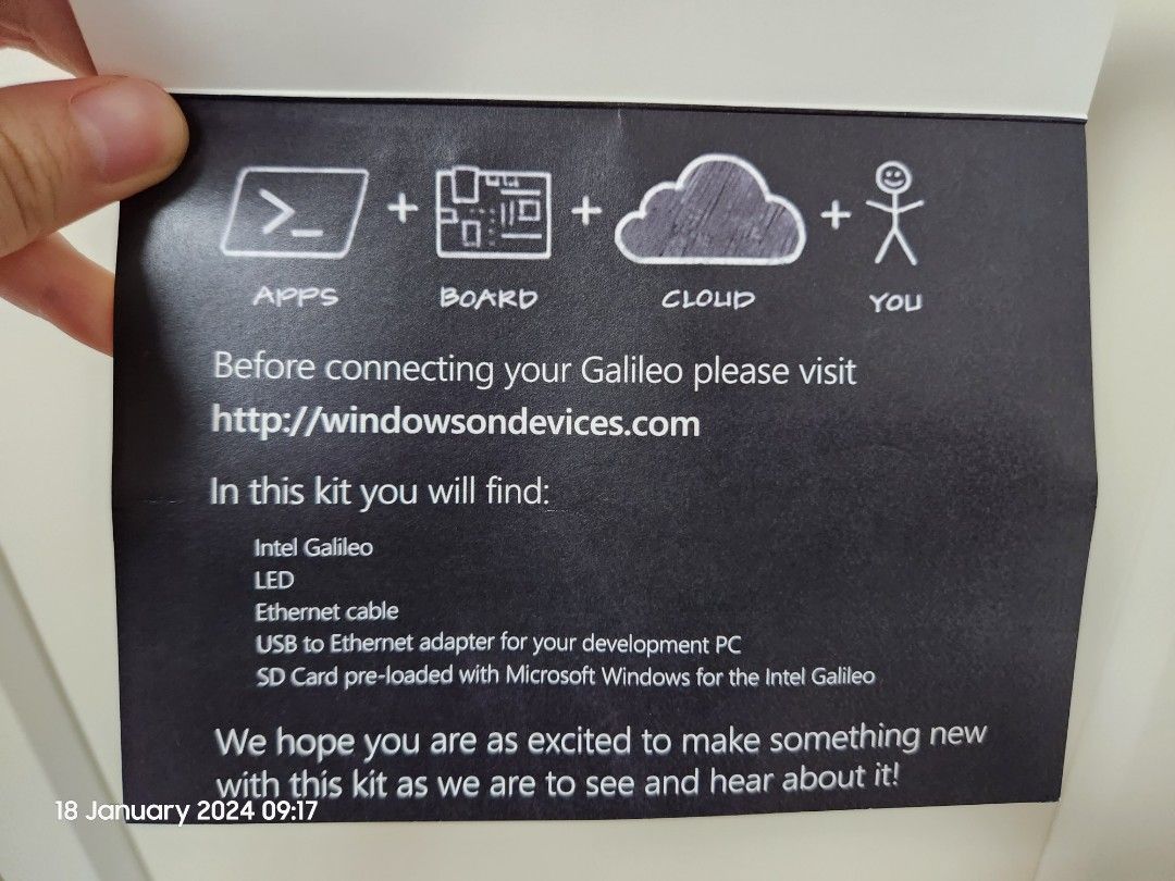 Processor GALILEO Intel Galileo Board modified by Microsoft and Intel ...